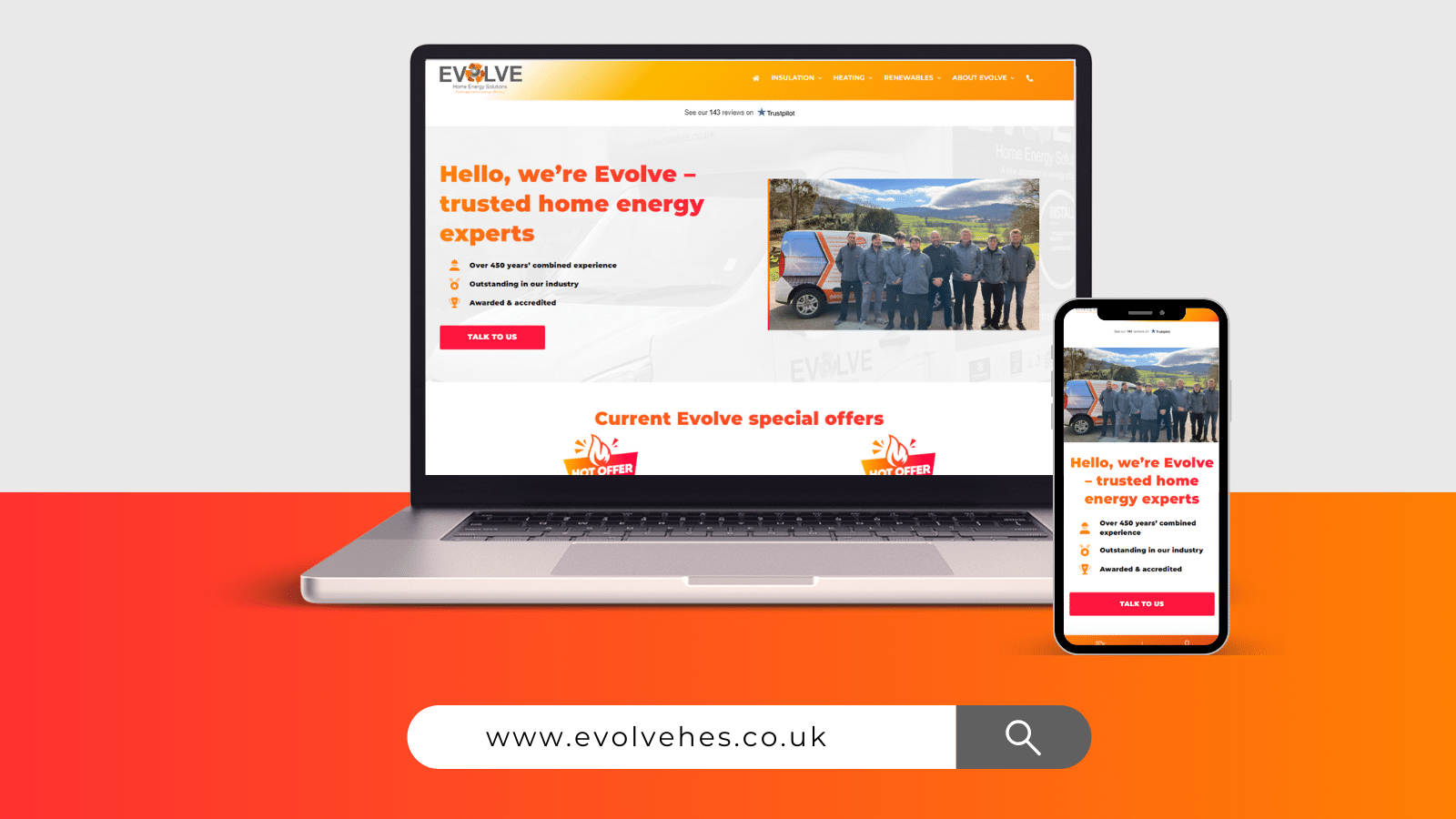New Website Launched For Evolve | Evolve Home Energy Solutions